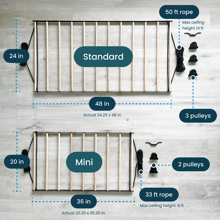 Ceiling Drying Rack - The Nice Rack | The Nice Racks